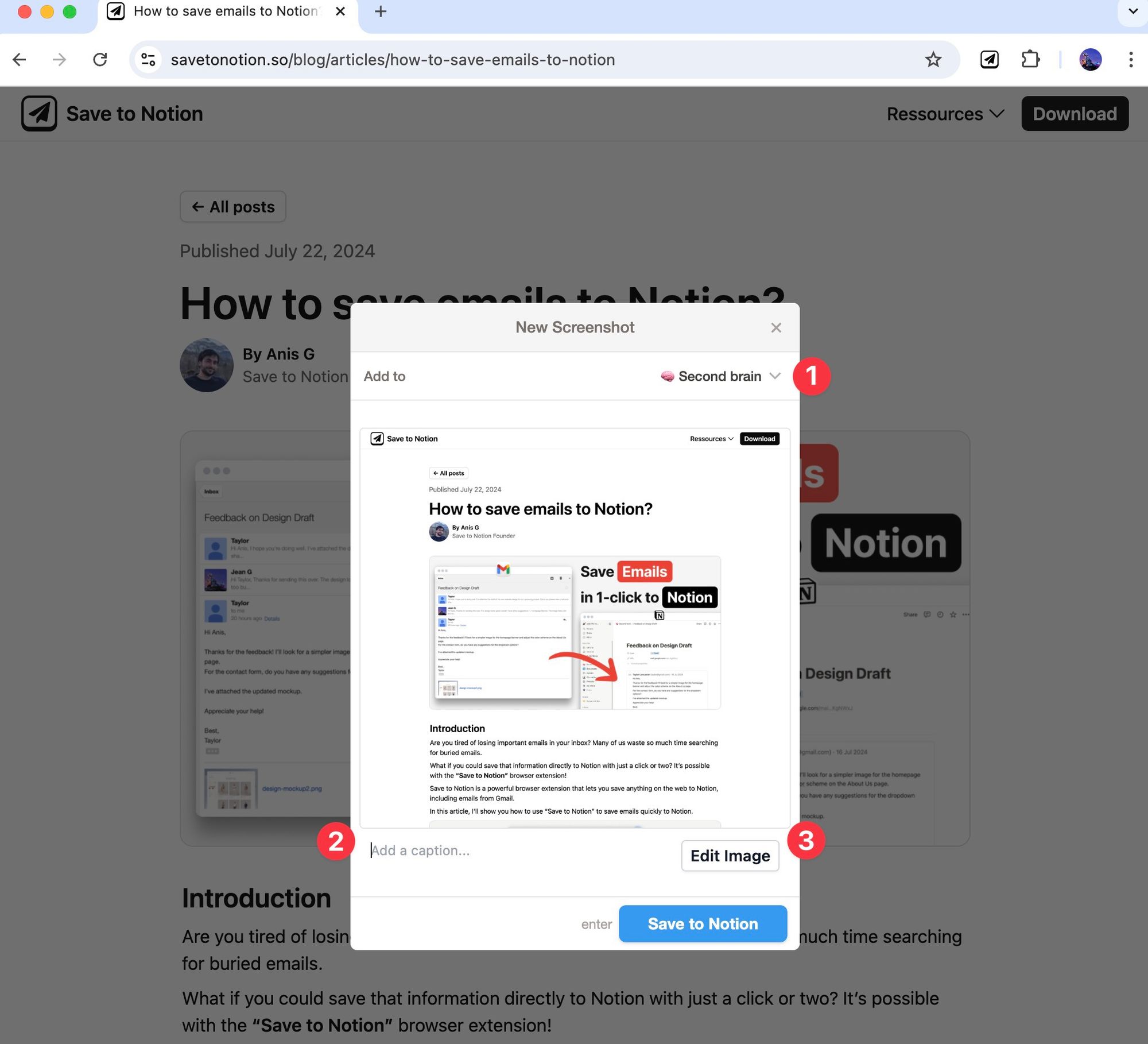 How to take screenshots? - Save to Notion Docs