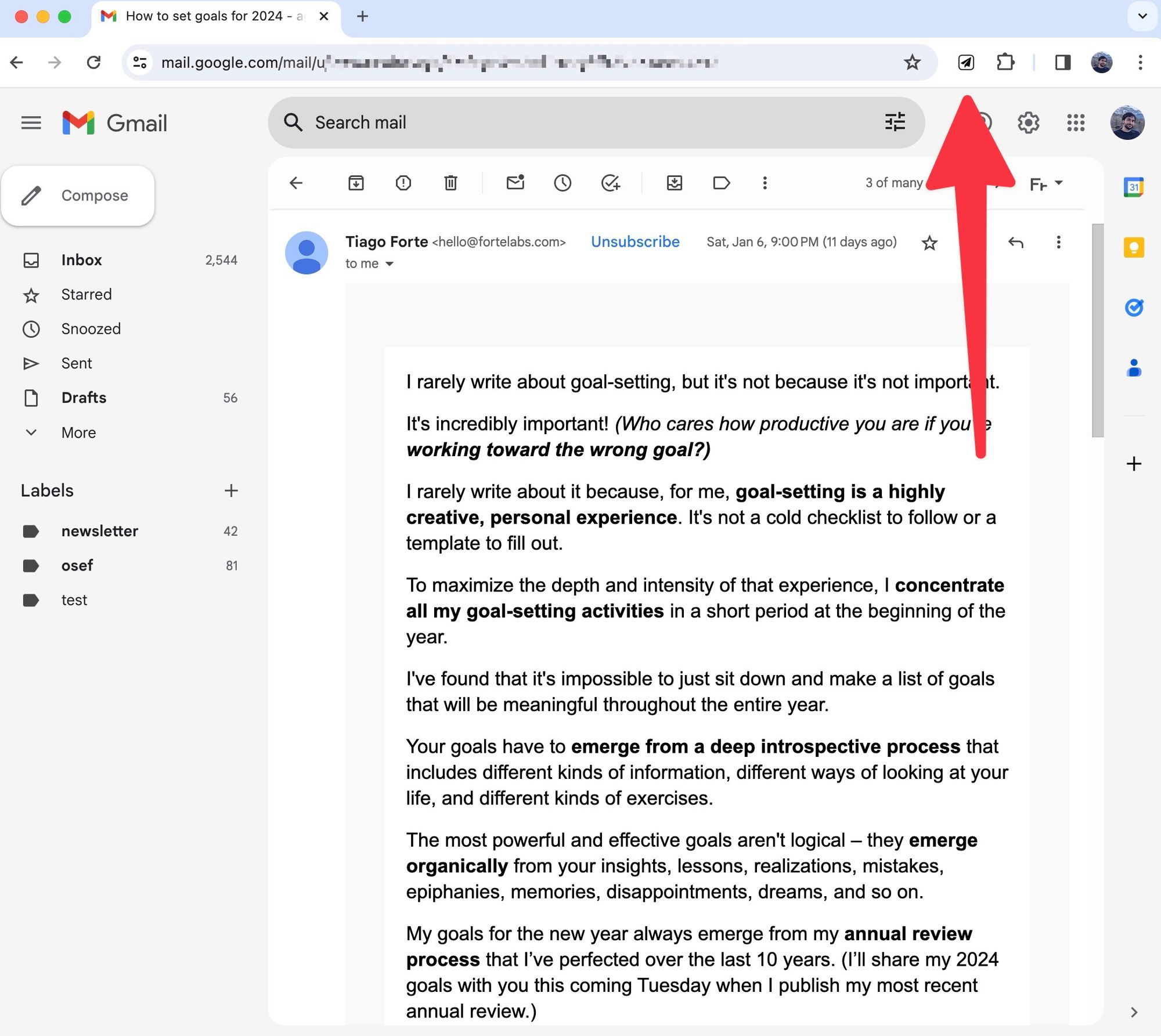 How to save emails on Gmail - Save to Notion Docs