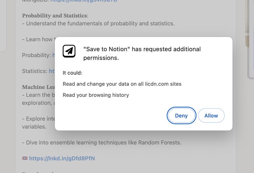How to save LinkedIn post to Notion? - Save to Notion Blog
